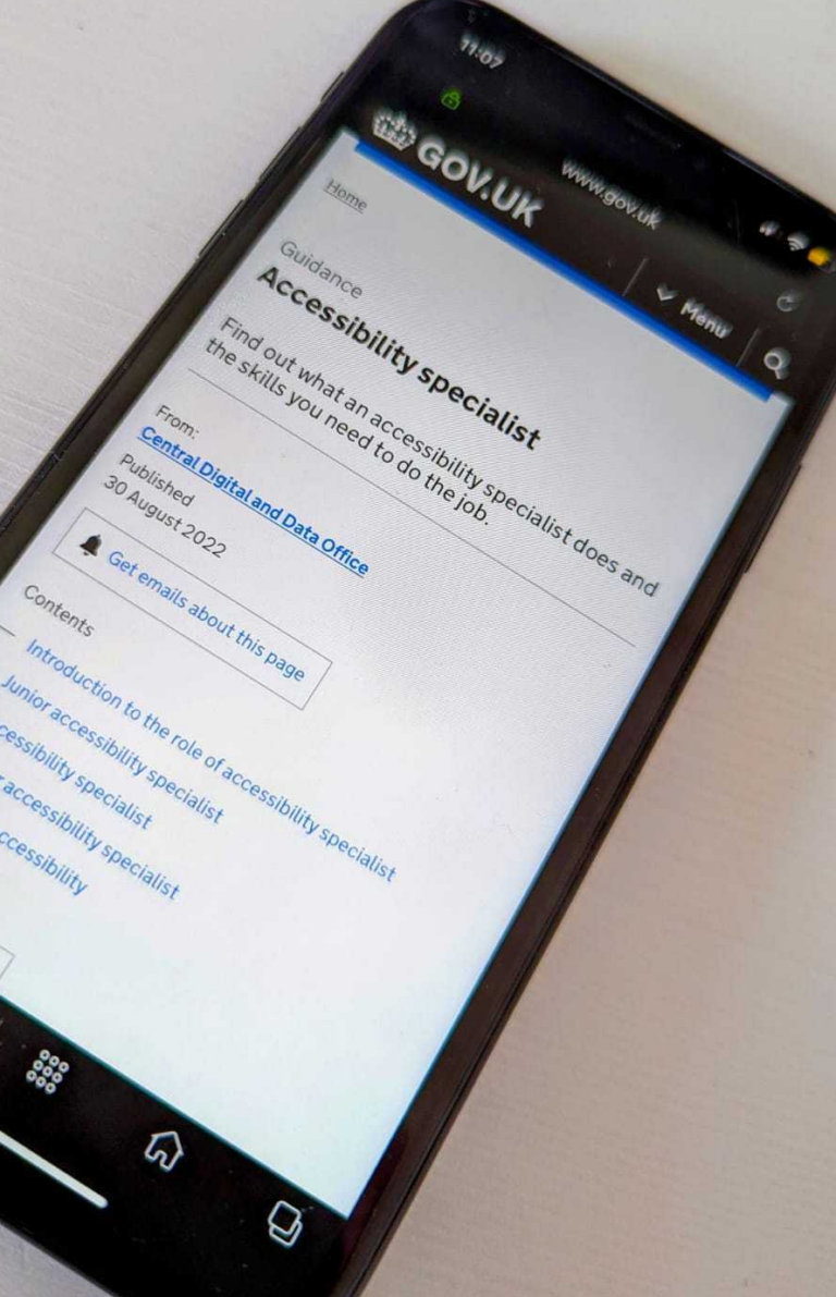 Establishing accessibility in the DDaT Profession – Accessibility in ...